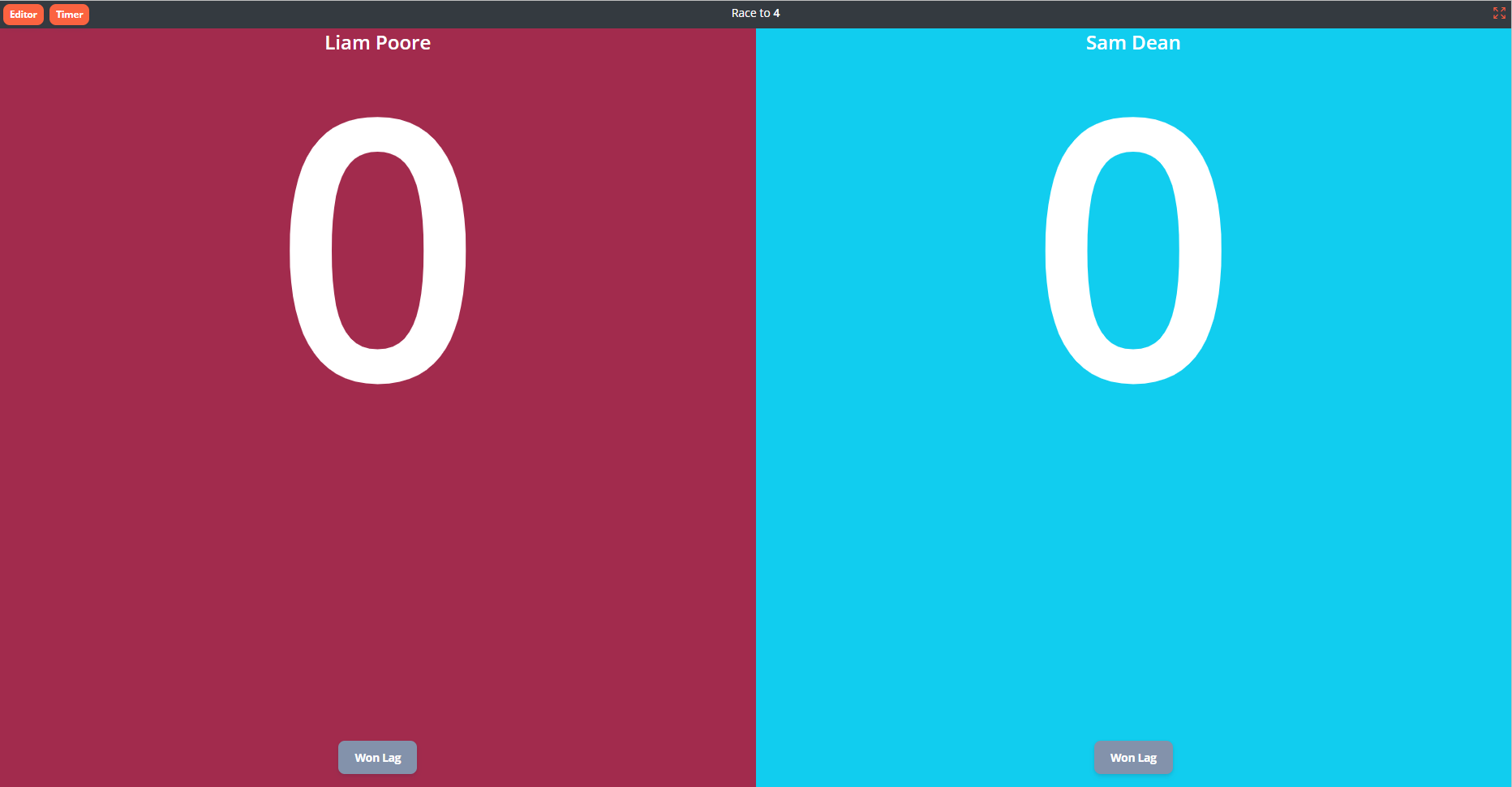 Tablet Scoring – RackEmApp Documentation