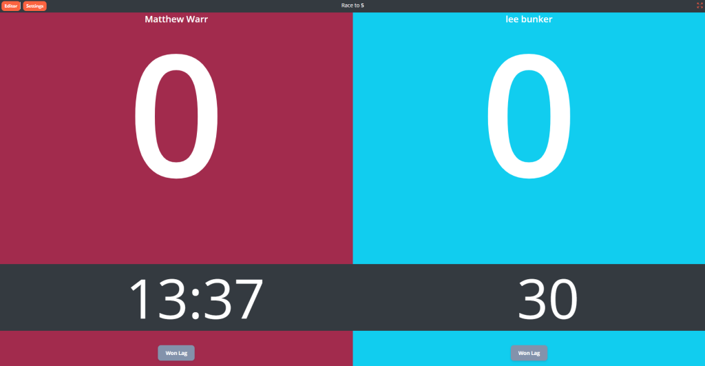 Tablet Scoring – RackEmApp Documentation